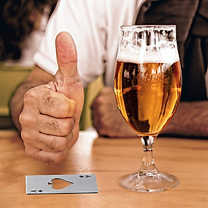 5 Pieces Casino Bottle Opener Stainless Steel Ace Bottle Opener Cards Poker Card Bottle Openers Credit Card Size Beer Bottle Cap Opener for Your Wallet