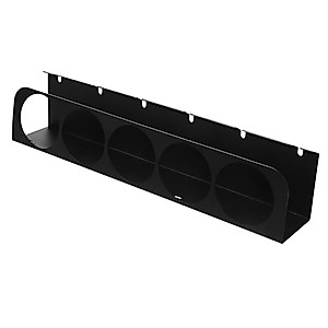 ANDRESLAD 1 Set Tool Organizer Tools Handheld Tool Holder Workshop Organizer Wall Mounted Storage Rack Power Tool Storage Rack Multifunctional Tool Storage Rack Hand Tool Holder Metal Black