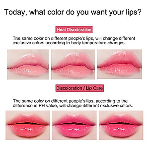 2 Pack Aloe Vera Lipstick, Long Lasting Lip Care Nutritious Plumper Lip Balm, Moisturizer Magic Color Changing Crystal Jelly Lipstick, Lip Gloss Matte Makeup Tinted Lip Balm (Green A)