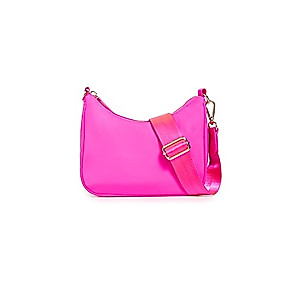 Stoney Clover Lane Women's Nylon Crossbody Bag, Fuschia, Pink, One Size