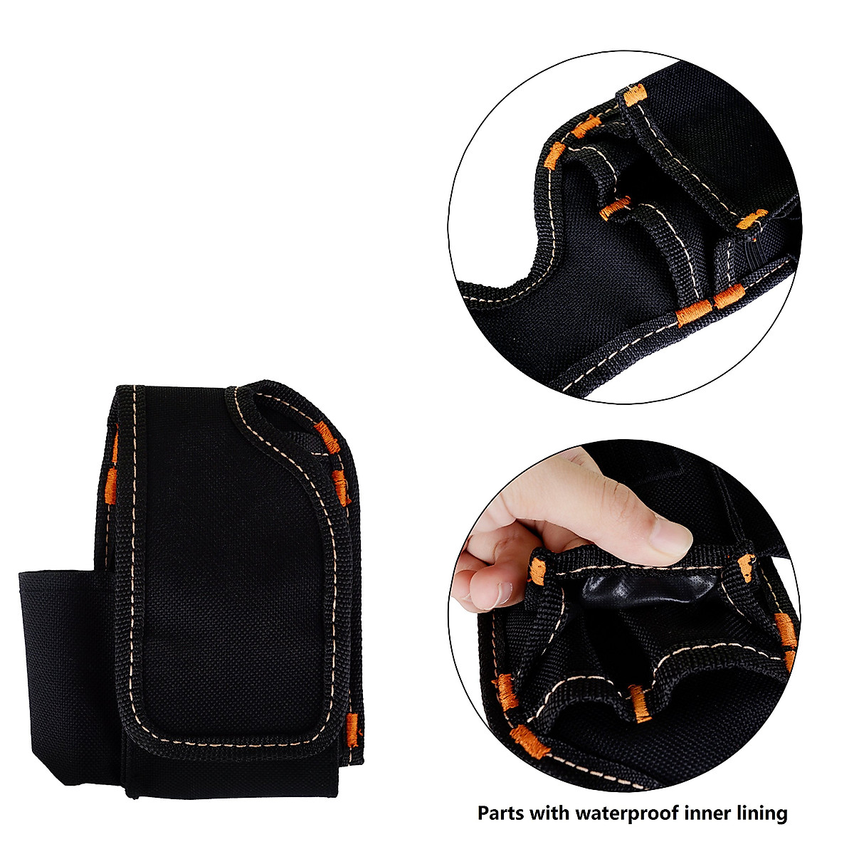 Wolfteeth Vapor Case Vape Accessories Vapor Pouches for Travel Vapor Supplies Vape Organized Vape Bag Fits Tank Holder Vaporizer Holster Black (Case Only) 1180