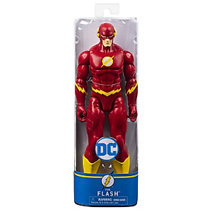 DC Comics The Flash Collectible Action Figure, 12 Inches Tall, 11 Articulation Points, Red Suit, Action Poses, Children's Toy