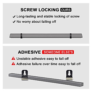 Black Sound Bar Wall Mount Brackets A1997429A SONA1997429A with Screw Accessories for Sony Soundbar HT-CT370 HTCT370 SA-CT370 SACT370 HT-CT770 HTCT770 SA-CT770 SACT770 Speaker Mounting Brackets