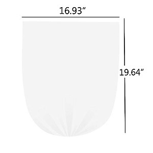 Cand 2.6 Gallon Clear Garbage Bags, Small Trash Bags, 110 Counts