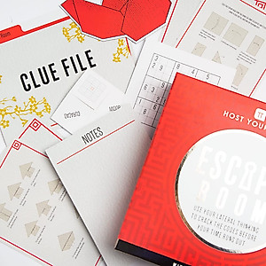 Talking Tables Escape Room Game at Home | Host Your Own Games Night | Japanese Themed | Interactive Ending | for Birthday Party, After Dinner Parties, Entertainment, Adults, Teenagers (Host-Escape)