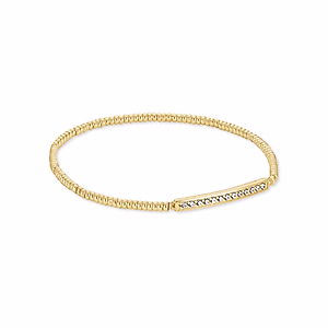 Kendra Scott Addison Stretch Bracelet in 14k Gold-Plated Brass, Fashion Jewelry for Women