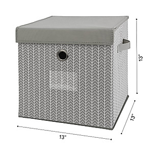 GRANNY SAYS Bundle of 3-Pack Storage Containers & 3-Pack Storage Cubes for Organizing