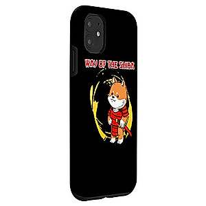 iPhone 11 Funny Shiba Inu Uni Japenese Hunting Dog Way Soldier Sword Case