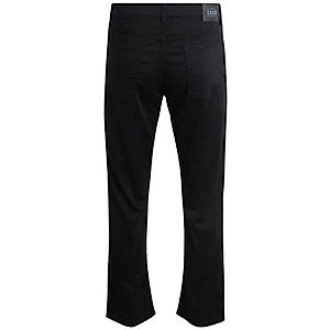 IZOD Men's Jeans - Regular Fit Comfort Stretch Knit Denim Jeans - Straight Leg Casual Pants for Men, Size 36W x 32L, Black
