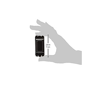MK Electric Grid Plus 1 MODULE Black Blank Insert