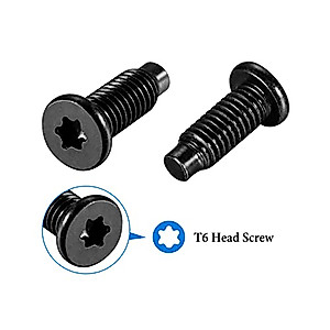 Belleone Doorbell Security Screws Bolts Replacement with Screwdriver, T6 Torx Head Safety Screws, 2 Pack