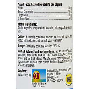 ARK NATURALS Happy Traveler All Natural Calming Formula, Capsules - 30 ea (0814863)