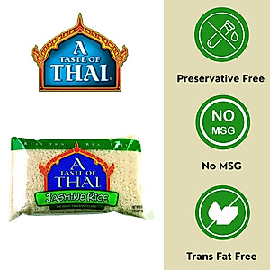 A Taste of Thai Jasmine Rice, 35-Ounce Bags (Pack of 12)