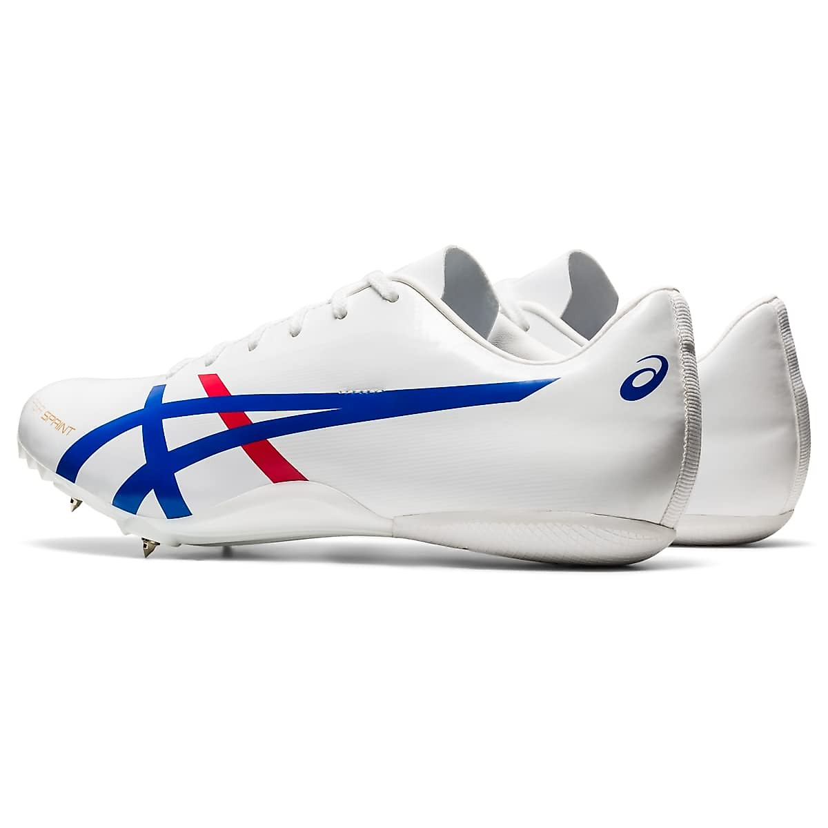 ASICS Unisex Hypersprint 7 Track & Field Shoes, 12.5, White/ASICS Blue