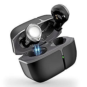 VOSON True Wireless Stereo Earbuds for Sport, Bluetooth in-Ear Running Headphone Deep Bass with Charging Case Type-C Port Built-in Microphone IPX5 Waterproof 36H Playback for Workout Exercise
