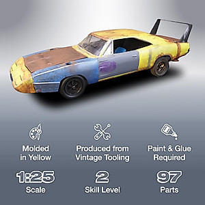 AMT 1969 Dodge Charger Daytona (USPS Stamp Series Collector Tin) 1:25 Scale Model Kit