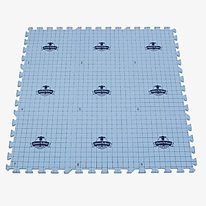 Cheers to Ewe! Foam Knitting Block Mat, Grid Blocking for Knitting Accuracy and Crochet, ½ Inch Thick with 1 Inch Grid, Pack of 9