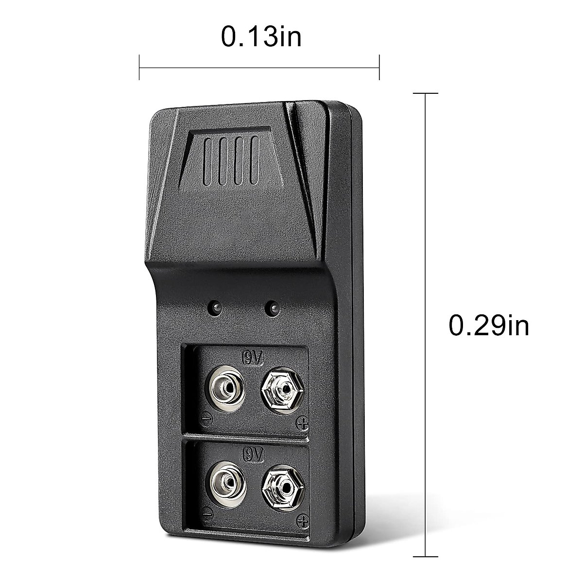 9V Batteries Charger 9V NiMh Charger USB for 9 Volt Lithium-ion/Ni-MH/Ni-CD Rechargeable Batteries （Battery Not Included）