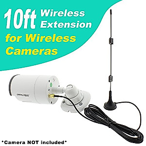 Crystal Vision Premium HD Wireless Camera Antenna Extension for Crystal Vision, Lorex, Funlux, XmartO, Reolink, Annke, Zosi, A-Zone, Smonet, Zmodo