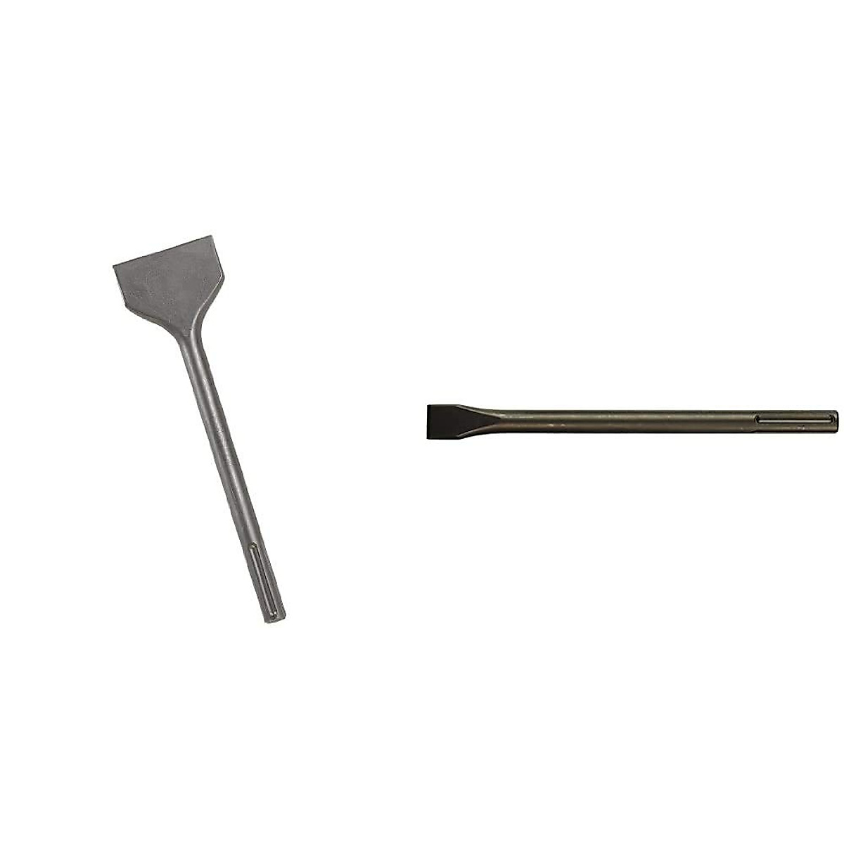 Bosch HS1910 Scaling Chisel 3-Inch by 12 Inch SDS max with Bosch HS1911 SDS-max® Hammer Steel 12-in Flat Chisel
