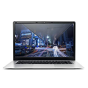 BROAGE 15.6" FHD Lightweight Laptop Computer, Intel Celeron N4020 up to 2.8GHz, 4GB RAM, 64GB eMMC, WiFi, Bluetooth, USB 3.0, HDMI, Webcam, Microphone, Silver, Windows 10 Home, Online Class Ready