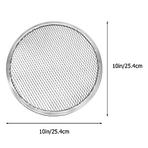 Hemoton Metal Pizza Pan Oven Baking Tray Net Pizza Screen 12 Inch Pizza Trays for Oven Pizza Pan Oven Kitchen Baking Tray Pizza Screen 14 Inch Metal Pizza Screen Non- Accessories Steel