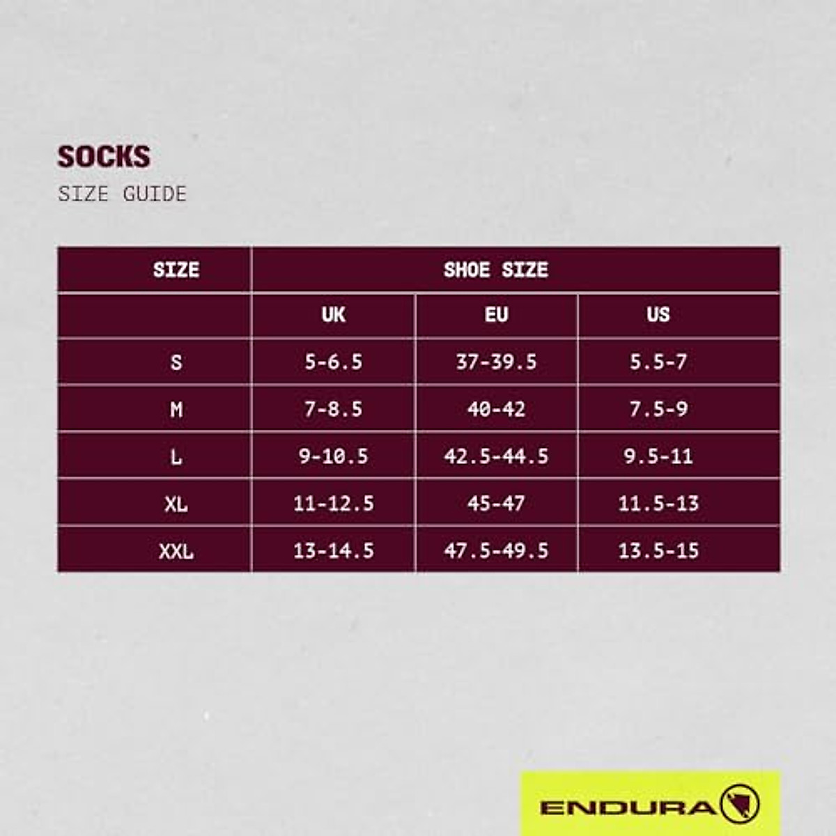 Endura Jagged Cycling Sock Black, Small