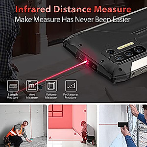 Ulefone Power Armor 13 Rugged Smartphone, IP68 Waterproof Phone, 13200mAh Battery, 15W Wireless Charge, 48MP Four Rear Camera, 6.81" FHD+, Helio G95 Octa-core Android 12, 8GB + 128GB, Dual 4G Unlocked