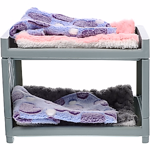 POPETPOP 1 Set Hamster Bed Hamster Hideouts Sleeping Bed Double-Layer Bunny Bed Double-Layer Chinchilla Bed Detachable Chinchilla Beds Cage Bunny Beds Hamster Accessory Detachable Bunny Bed