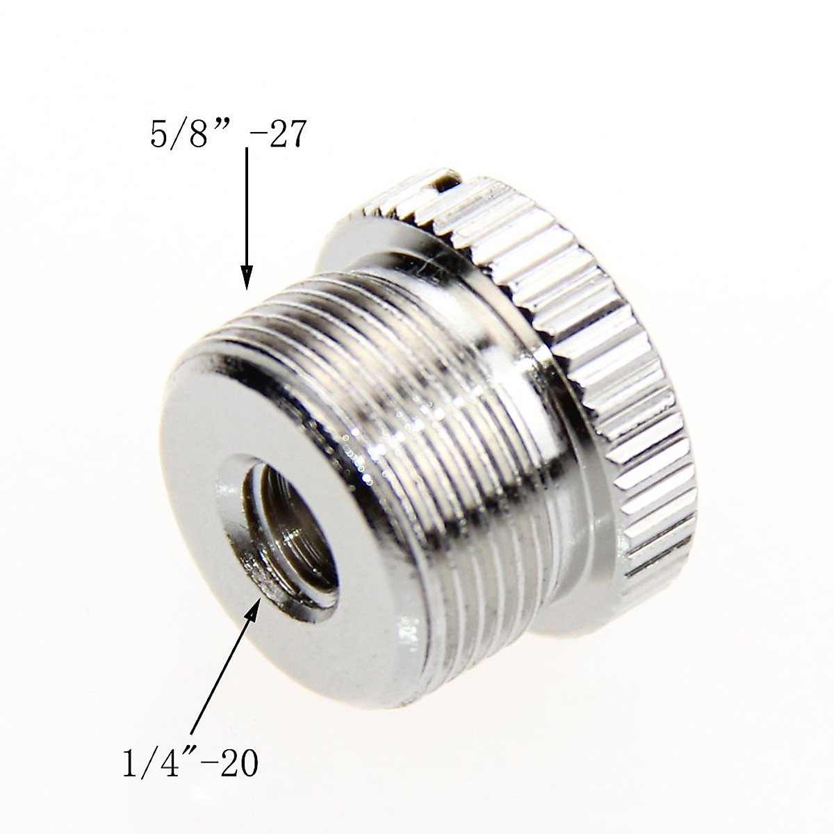 CAMVATE 5/8-Inch Male to 1/4-Inch Female Mic Screw Adapter For Mic Microphone Stand - 1150