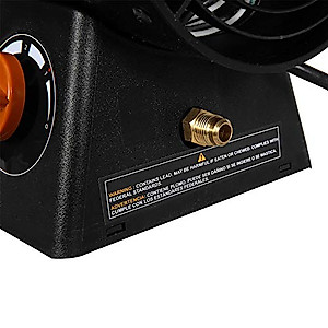 Remington 60,000 BTU Portable Propane Space Heater for 1500 sq. ft. - REM-60V-GFA-O, Black