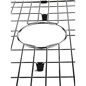 ALFI brand GR505 Solid Kitchen Sink Grid, Stainless Steel
