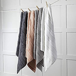 SKL HOME by Saturday Knight Ltd. V1359010835203 Efrie Hand Towel Set, 13" x 5.5", Gray