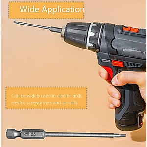 Hex Bit Set 4in1, SKZIRI Hex Head 1.5, 2.0 2.5 3.0mm Allen Wrench Drill Bit Set 1/4" Hex Shank 3inch Long Screwdrivers Bit for RC Repair Electric Screwgun/Power Drill RC Hobby Tool Kit