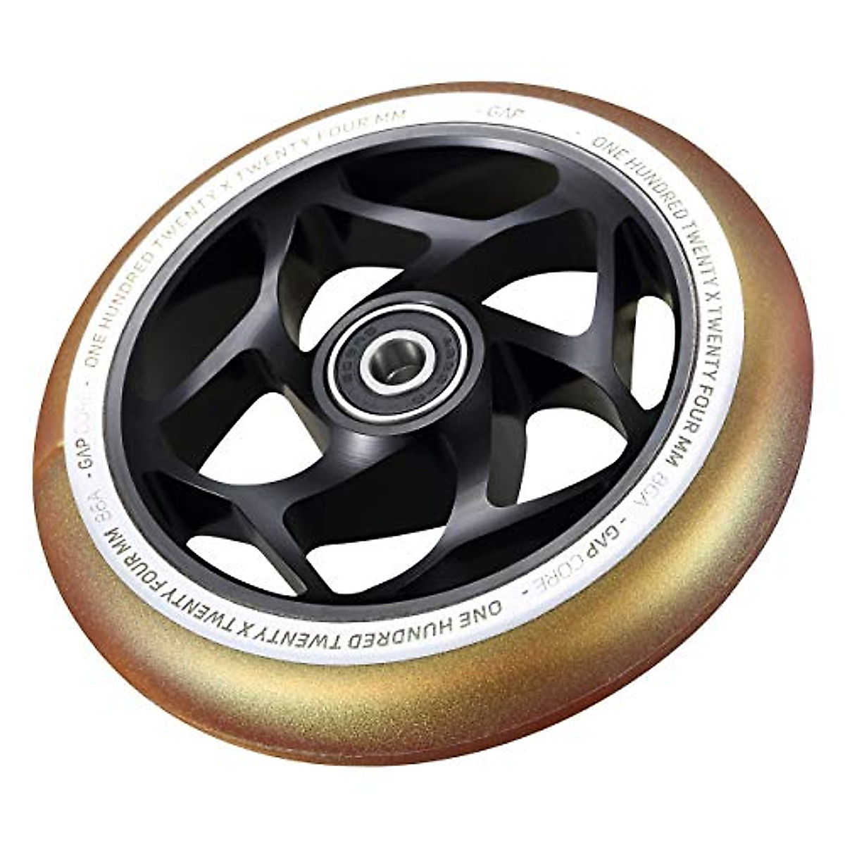 ENVY Scooters 120mm GAP Core Wheels- Black/Gold