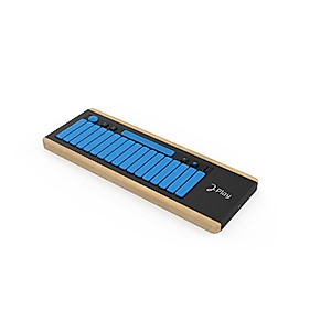 Keys Pad Accessory for J-Play MIDI controller - 17 Keys and Effect Zone, Dedicated Musical App Included, Plug & Play Music instrument Water Edition