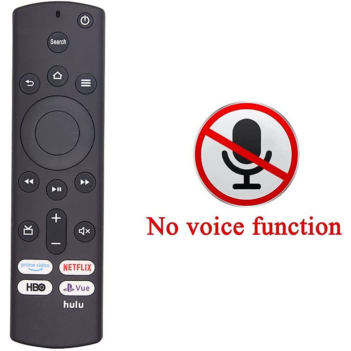 NS-RCFNA-19 NS-RCFNA-21 Replacement IR Remote fit for Insignia Fire TV/Toshiba Fire TV NS-50DF710NA19 NS-43DF710NA19 NS-50DF711SE21 NS-55DF710NA19 43LF621U21 32LF221U19 50LF621C21 55LF621C19