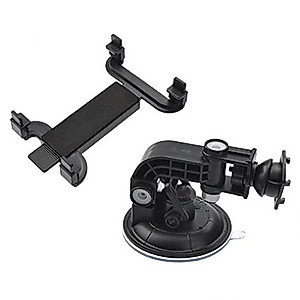 Car Mount Tablet Holder Windshield Swivel Cradle Window Dock Stand Strong Suction Multi-Angle Rotation for Microsoft Surface Go (10") - Microsoft Surface Pro