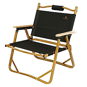 ROCK CLOUD Portable Folding Camping Chair Low Beach Chairs for Camp Lawn Hiking Sports Hunting