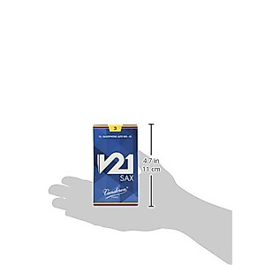 Vandoren SR813 Alto Saxophone V21 Reeds Strength 3; Box of 10