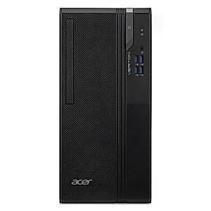 acer Veriton Tower Computer – Intel i7-12700K, 32GB Ram, 2TB NVMe SSD, DVD-RW, DisplayPort, HDMI, VGA, AC Wi-Fi, Bluetooth - Windows 11 Pro