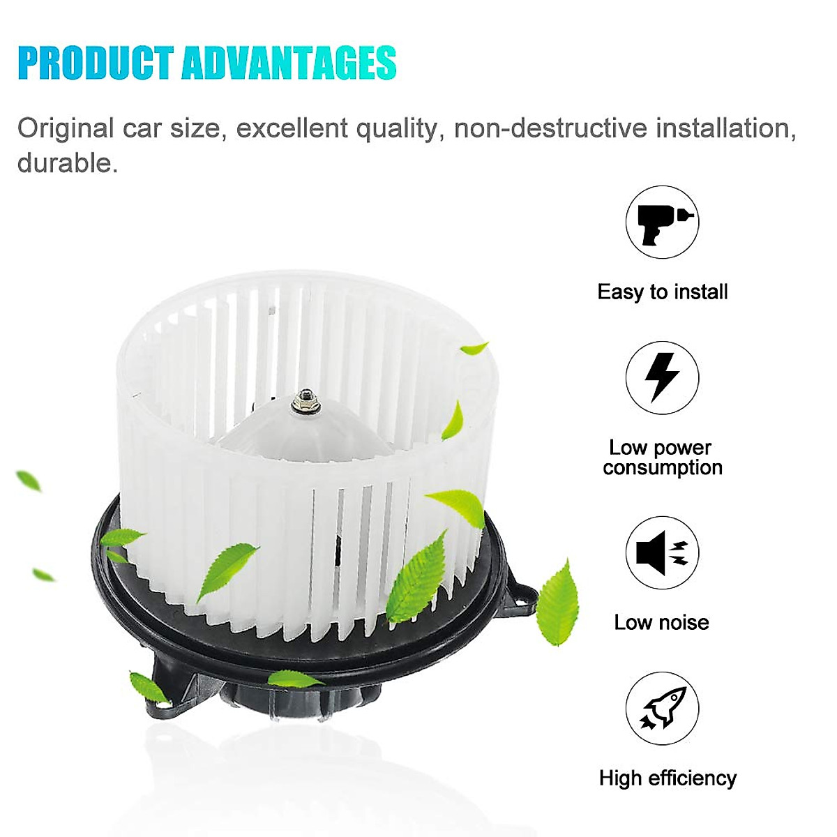 AC Heater Blower Motor for 2009-2017 Ford Expedition 2009-2014 Ford F150 2009-2017 Lincoln Navigator Replaces # 700237 AL1Z19805A 75873