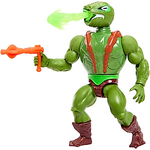 Masters of the Universe Origins Action Figure & Accessory, Rise of Snake Men Armor He-Man with Mini Comic Book, 5.5 inch