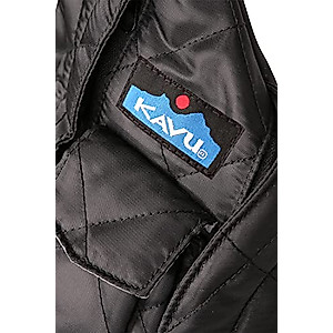 KAVU Original Rope Puff Diamond Quilted Mini Sling Pack - Black