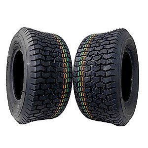 Set of 2 16x6.50-8 16-6.50-8 Turf Tires 4 Ply Tubeless Garden Tractor Lawn mower