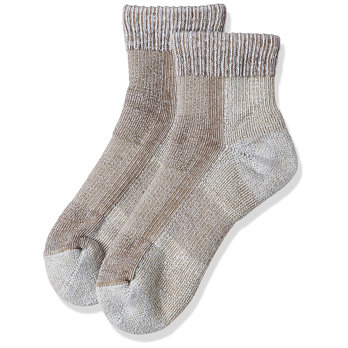 Thorlos Women's LTHMX Light Hiking Thick Padded Ankle Sock, Tan, Medium