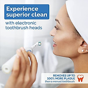 Milos Electric Toothbrush Heads - 4 Pack, Professional Toothbrush Replacement Heads, Compatible with Oral-B Toothbrushes