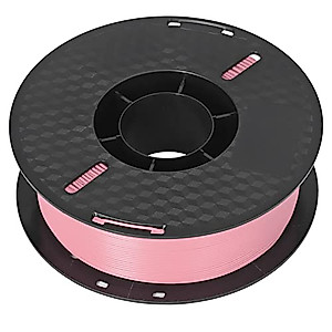 3D Printer Consumable, 1kg PLA Filament Smokeless Anti Clogging for Printing(Pink)
