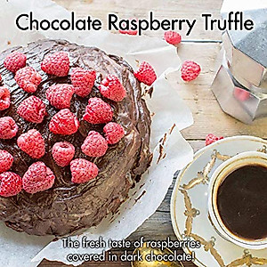 Door County Coffee - Chocolate Raspberry Truffle, Chocolate Raspberry Truffle Flavored Ground Coffee - Medium Roast, 10 oz Bag