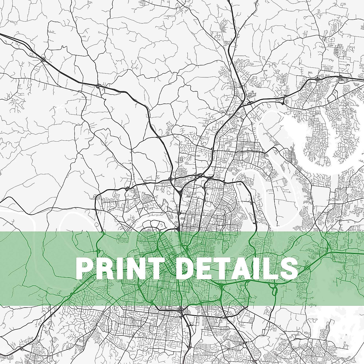 Dear Mapper Nashville United States View Abstract Road Modern Map Art Minimalist Painting Black and White Canvas Line Art Print Poster Art Print Poster Home Decor (Set of 3 Unframed) (12x16inch)